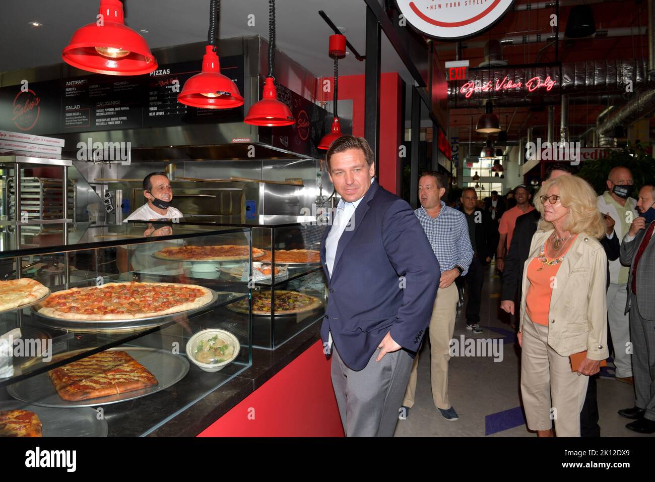 DELRAY BEACH, FL - APRIL 24: Florida Governor Ron DeSantis attends the ...