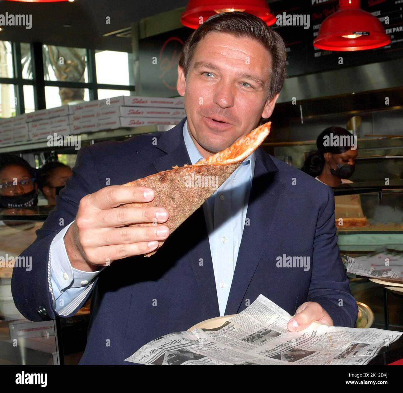 DELRAY BEACH, FL - APRIL 24: Florida Governor Ron DeSantis attends the ...