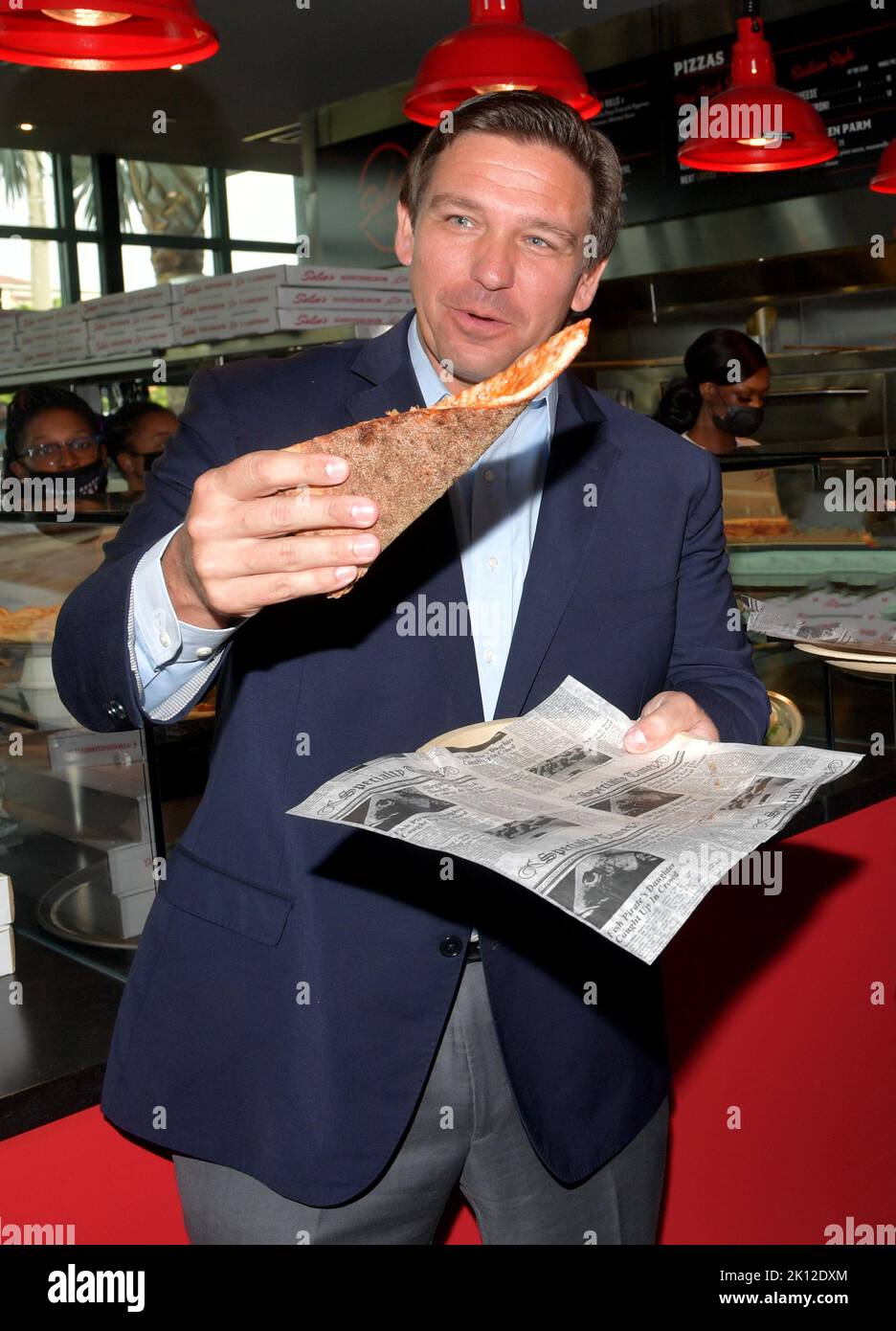 DELRAY BEACH, FL - APRIL 24: Florida Governor Ron DeSantis attends the ...