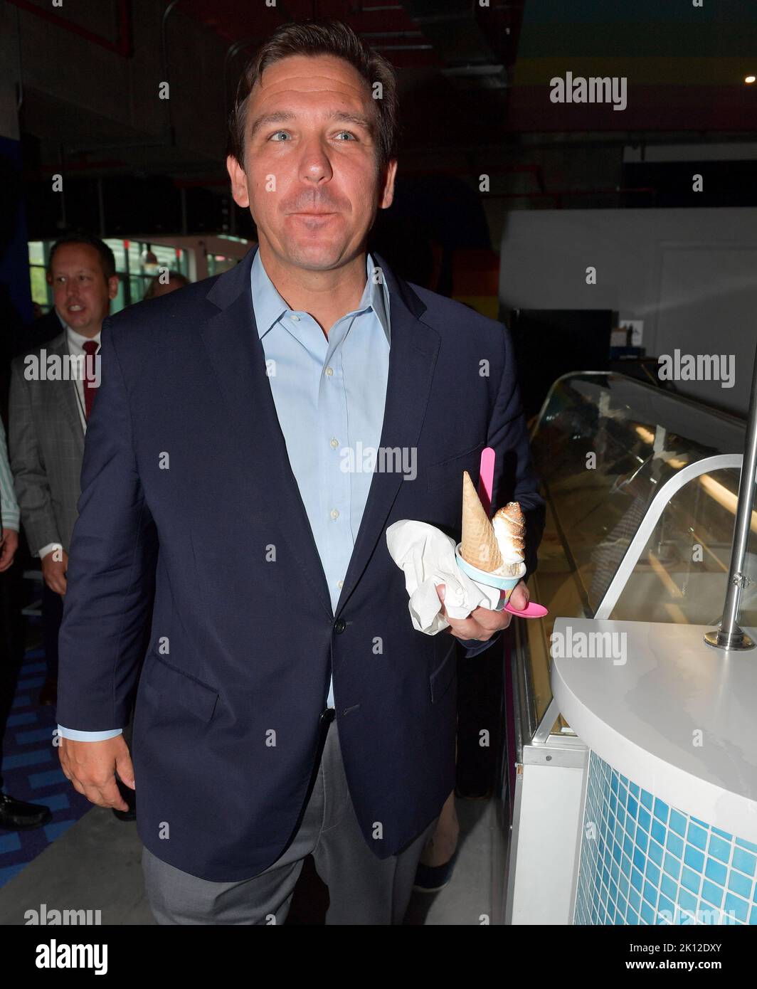DELRAY BEACH, FL - APRIL 24: Florida Governor Ron DeSantis attends the ...