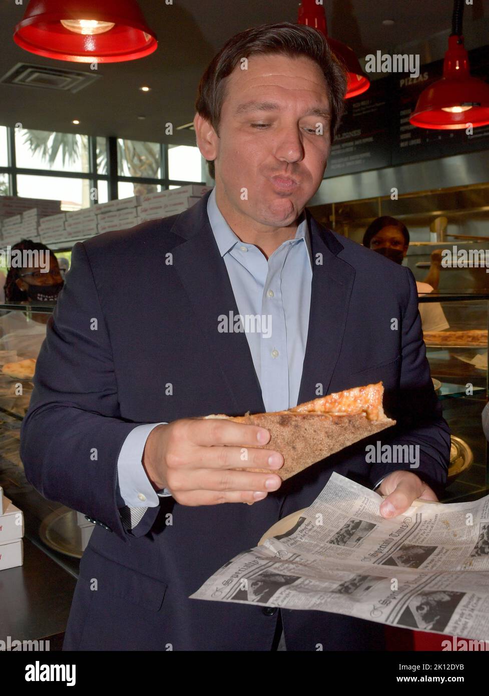 DELRAY BEACH, FL - APRIL 24: Florida Governor Ron DeSantis attends the ...