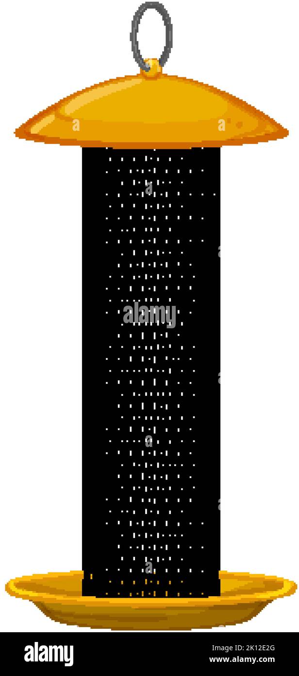 outdoor feeder bird cartoon vector illustration Stock Vector Image ...