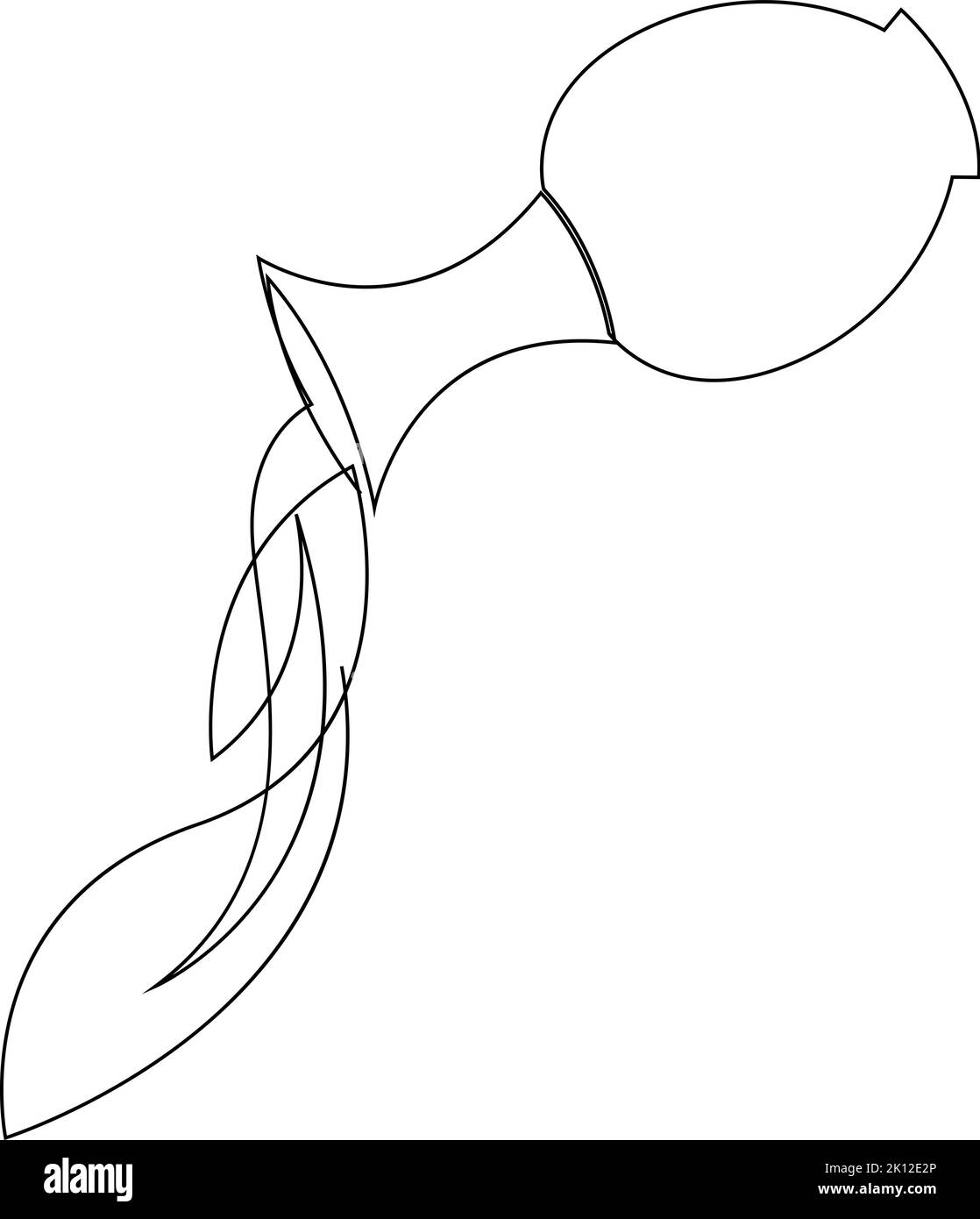 Astrological Aquarius zodiac sign one line drawing. Elegant astrology ...