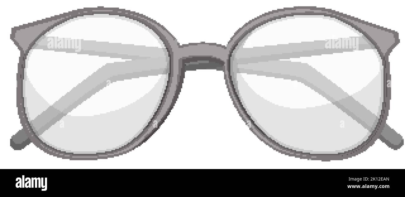 screen computer glasses cartoon vector illustration Stock Vector Image ...