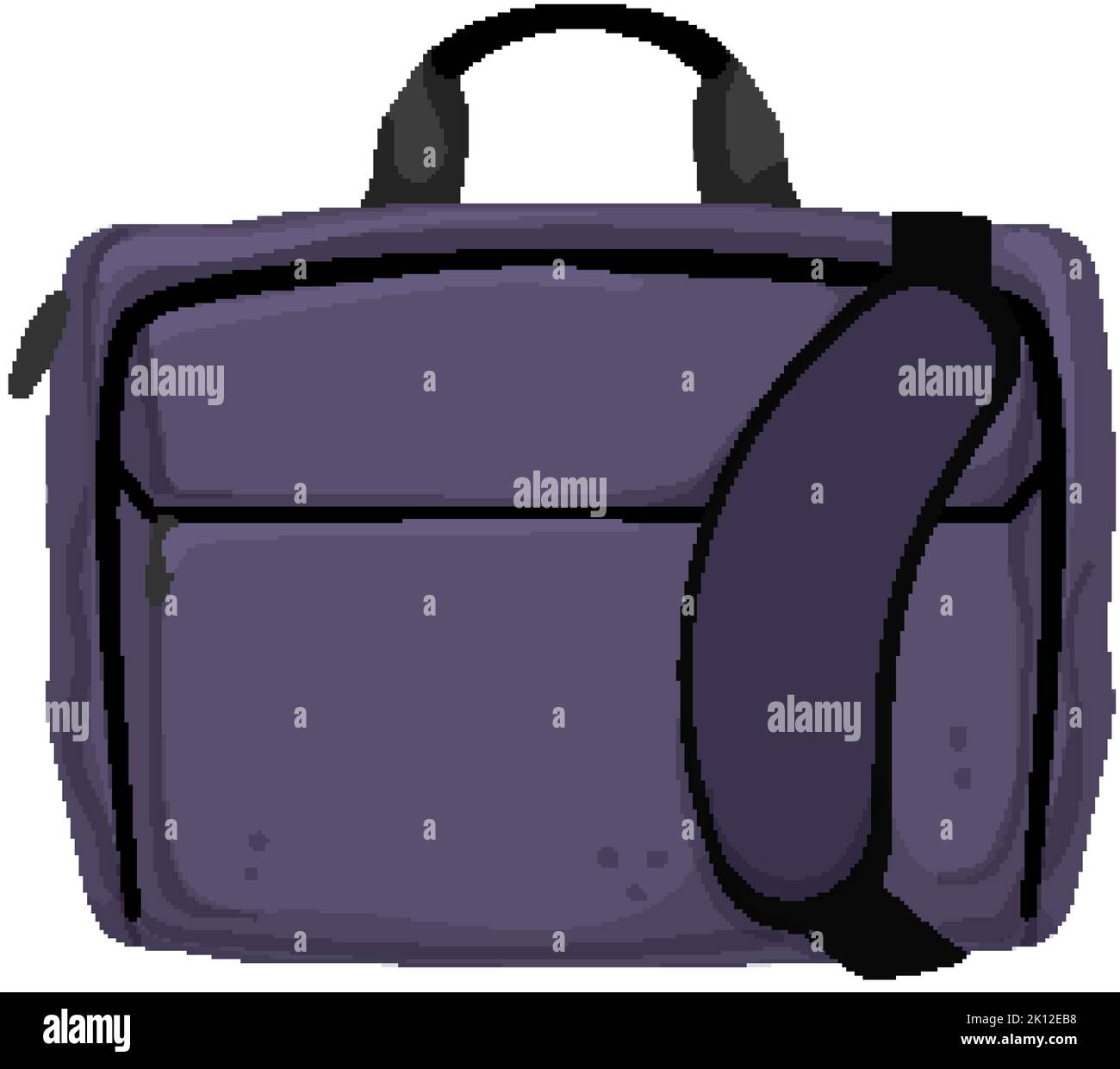 travel laptop bag cartoon vector illustration Stock Vector Image & Art ...