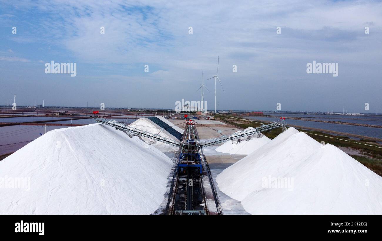 Tianjin. 14th Sep, 2022. Aerial photo taken on Sept. 14, 2022 shows ...