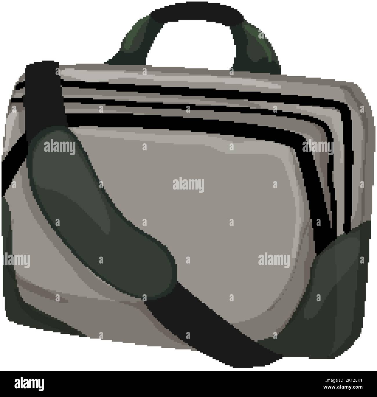 briefcase laptop bag cartoon vector illustration Stock Vector Image ...