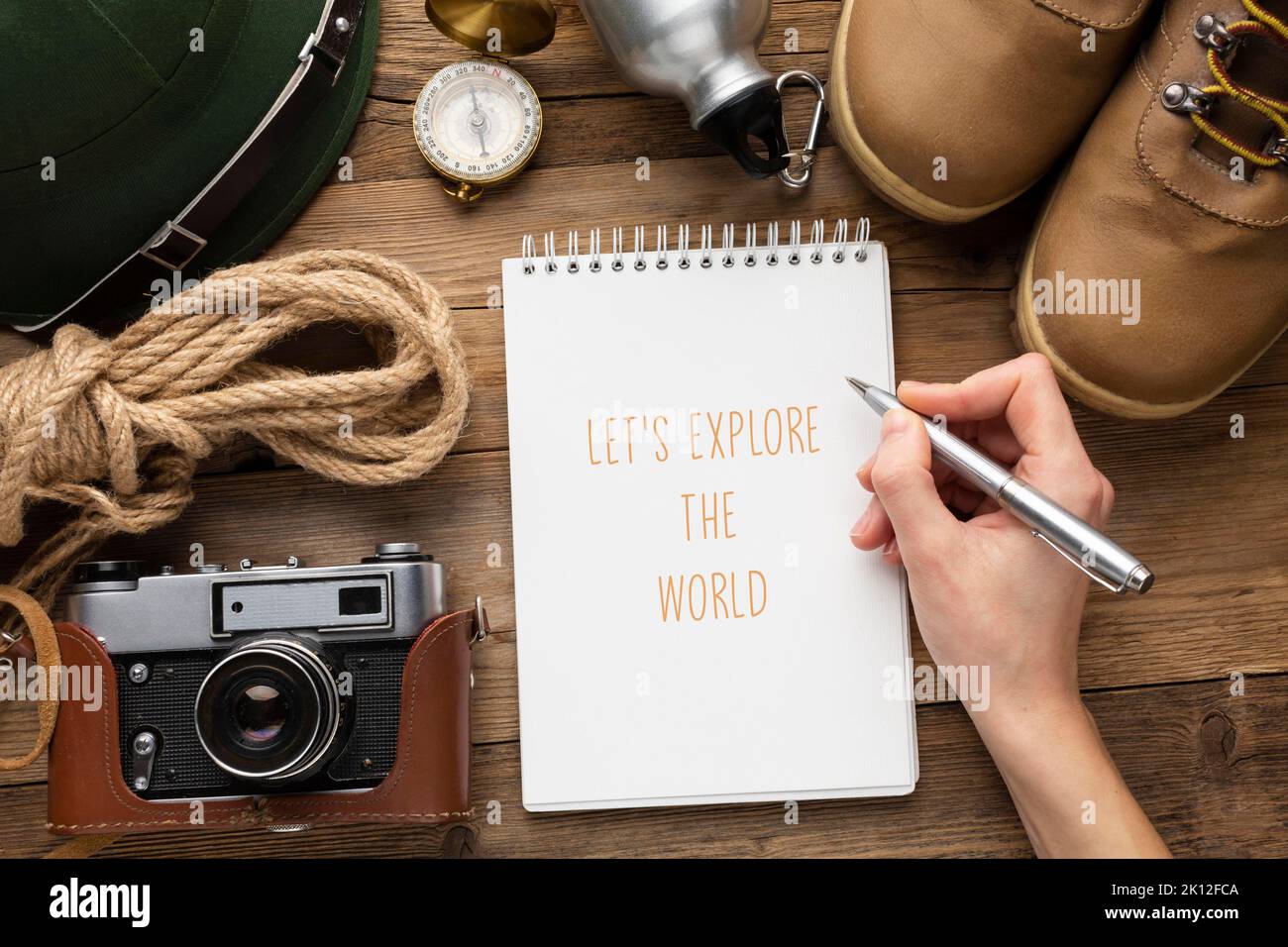 Woman traveler passport ticket on hi-res stock photography and images - Alamy