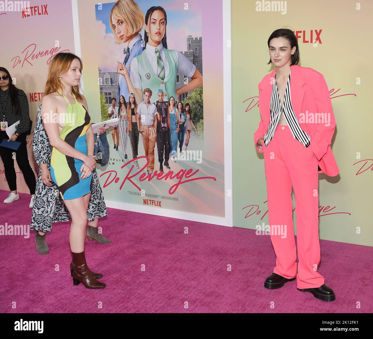 (L-R) Alexis G. Zall and Ava Capri at Netflix's DO REVENGE Premiere ...