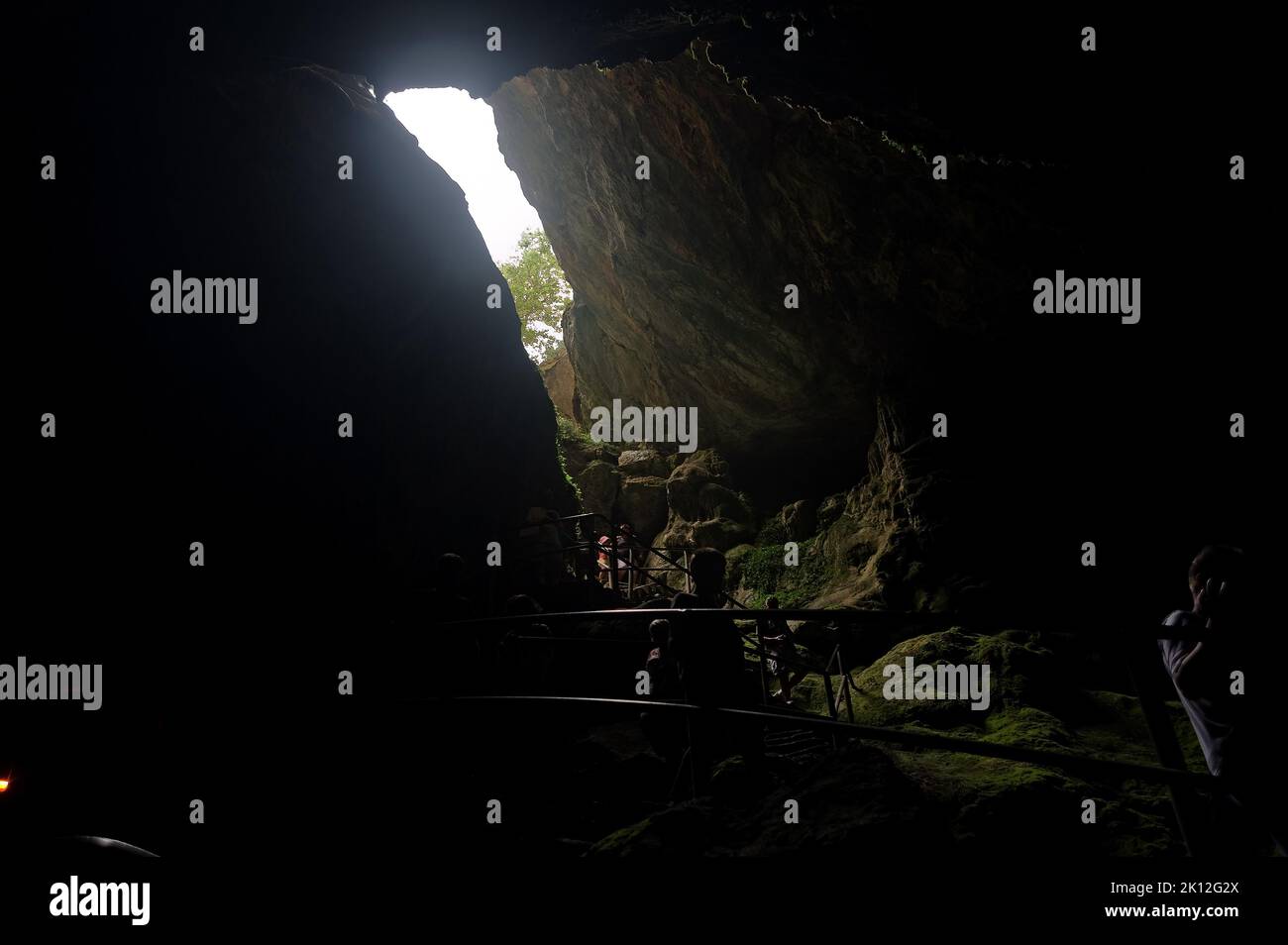 The descent to Psychro Cave on Crete, Greece Stock Photo - Alamy