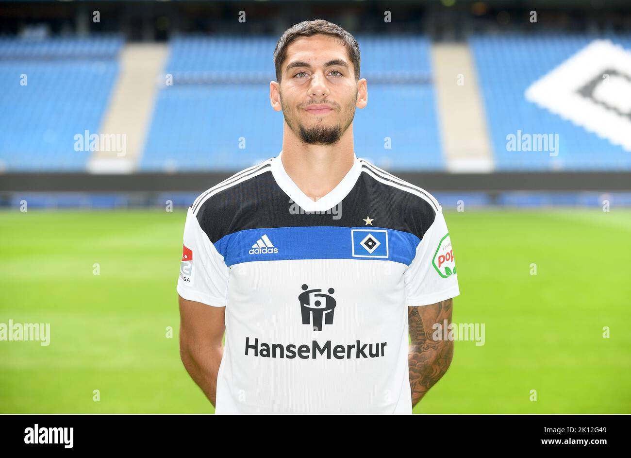 Hamburg, Germany. 14th Sep, 2022. Media Day Hamburger SV 2022-2023, team photo session at ...
