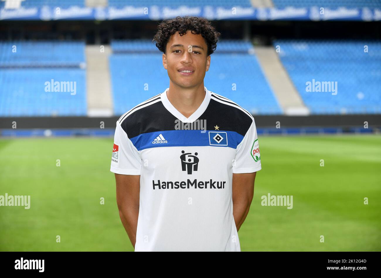 Hamburg, Germany. 14th Sep, 2022. Media Day Hamburger SV 2022-2023, team photo session at ...