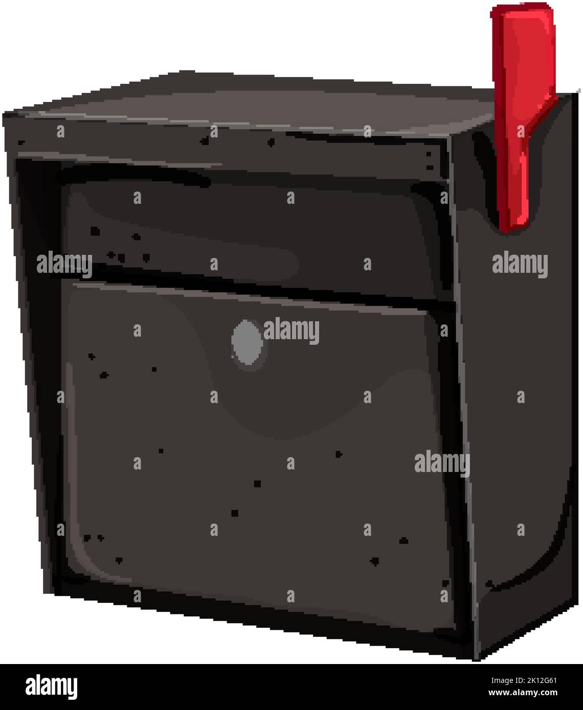 send mailbox letter cartoon vector illustration Stock Vector Image ...