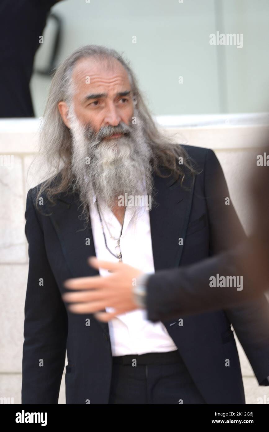 Warren Ellis attends the BLONDE film premiere at the 79th Venice Film ...