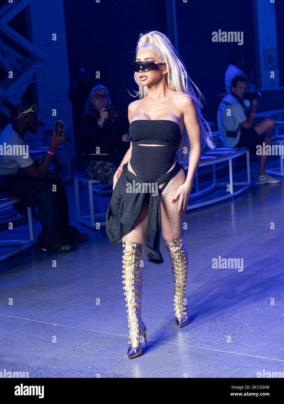 New York, NY - September 14, 2022: Nikita Dragun walks runway during ...