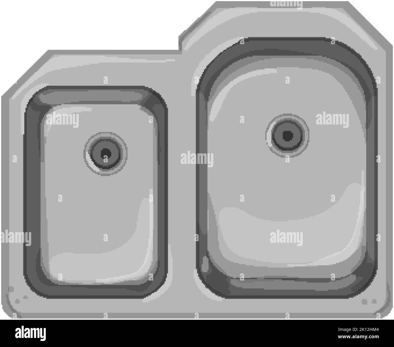 interior metal sink cartoon vector illustration Stock Vector Image ...