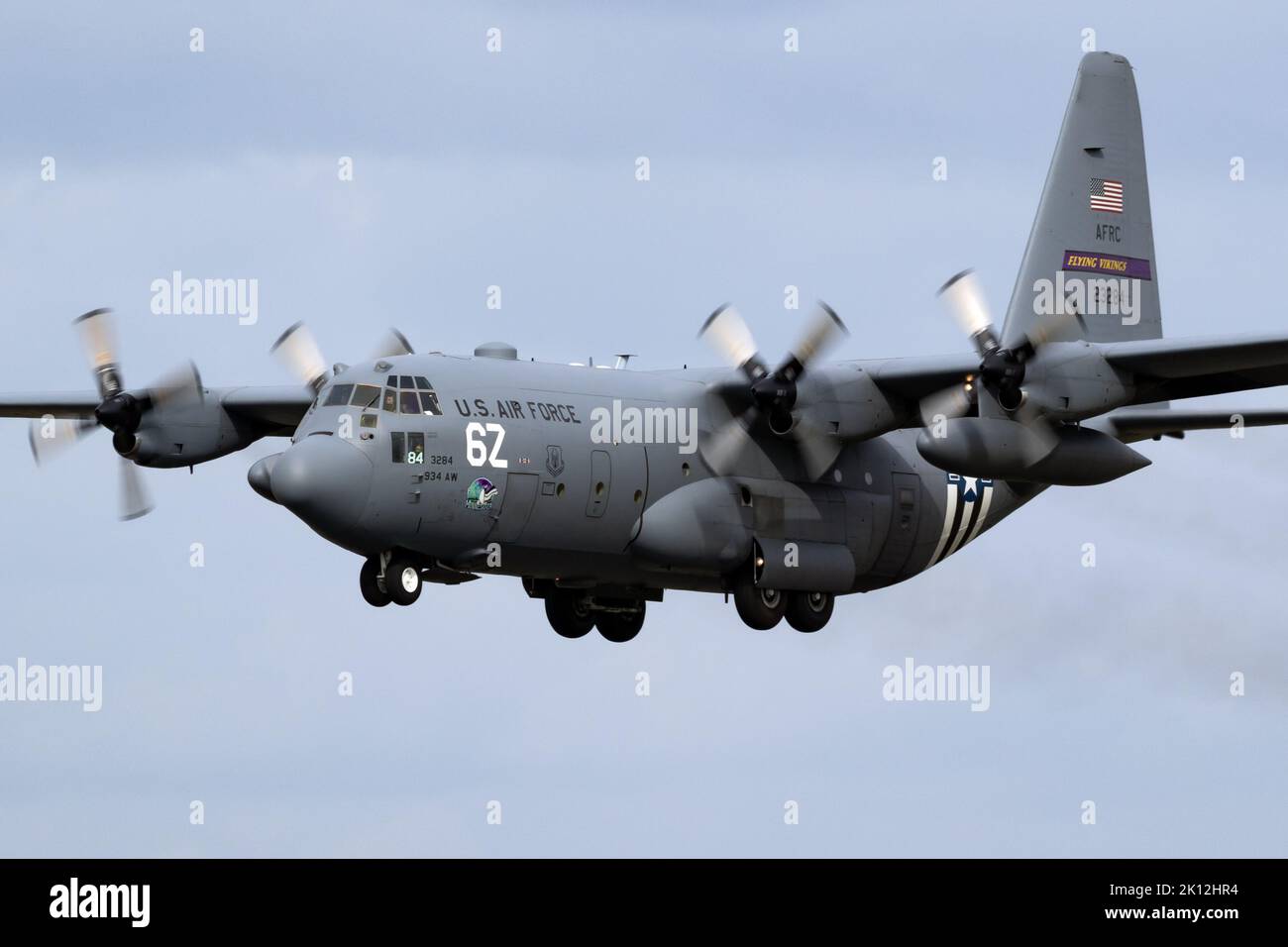 US Air Force Lockheed C-130H Hercules transport plane from 934th ...