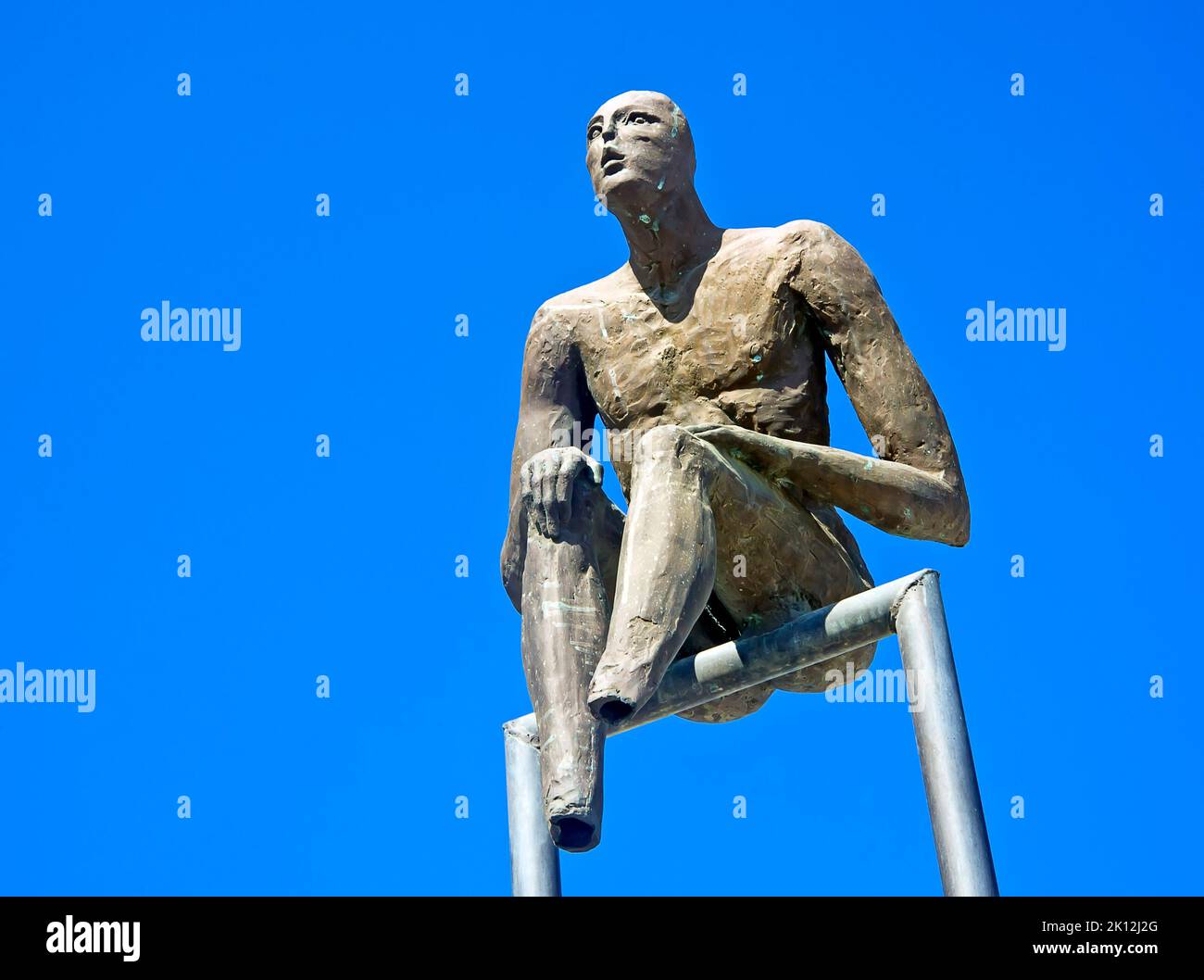 The sculpture Observer, by the Cypriot sculptor, Yorgos Kypris, is the ...