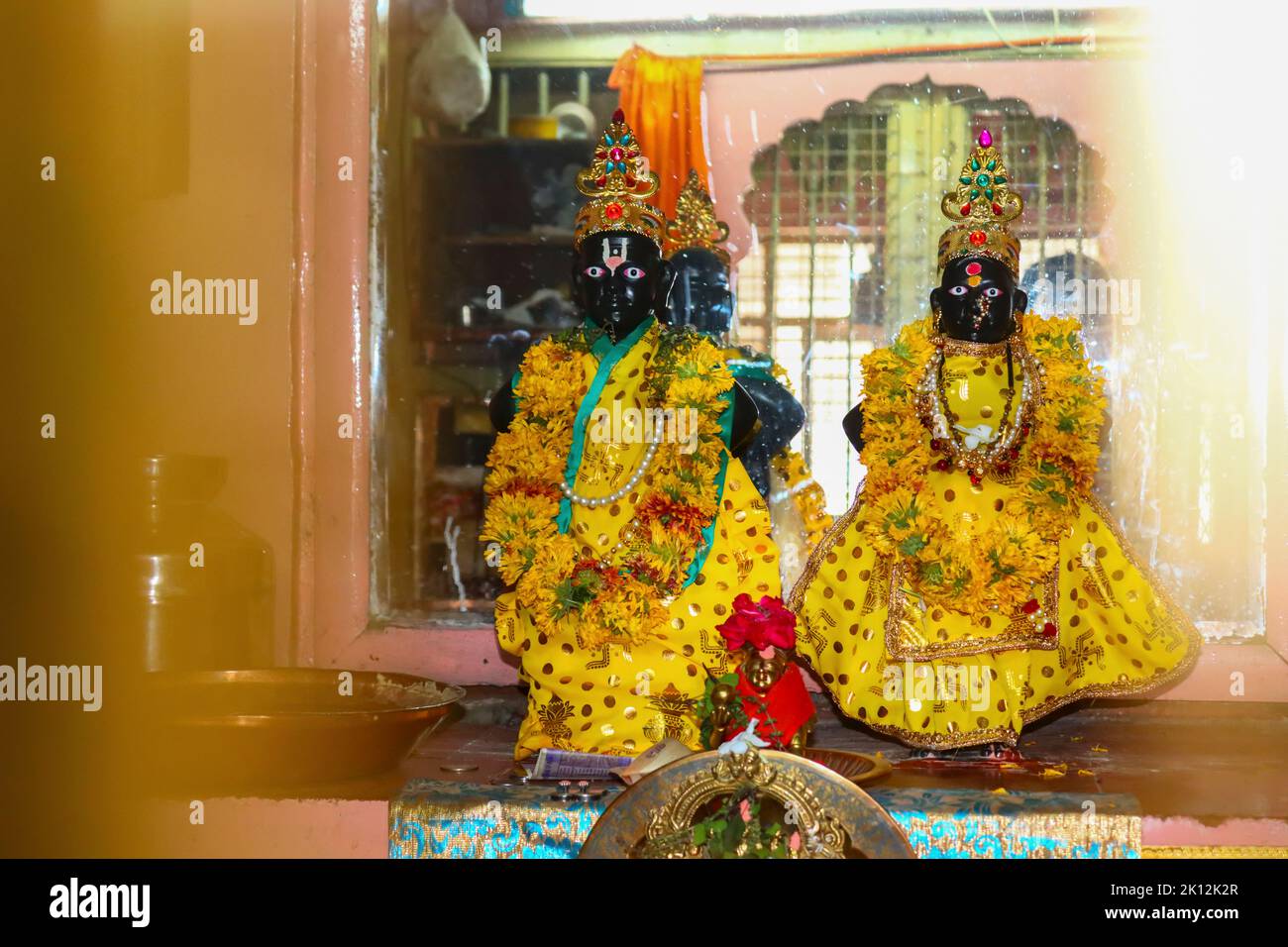 Official shri vitthal rukmini mandir hi-res stock photography and ...