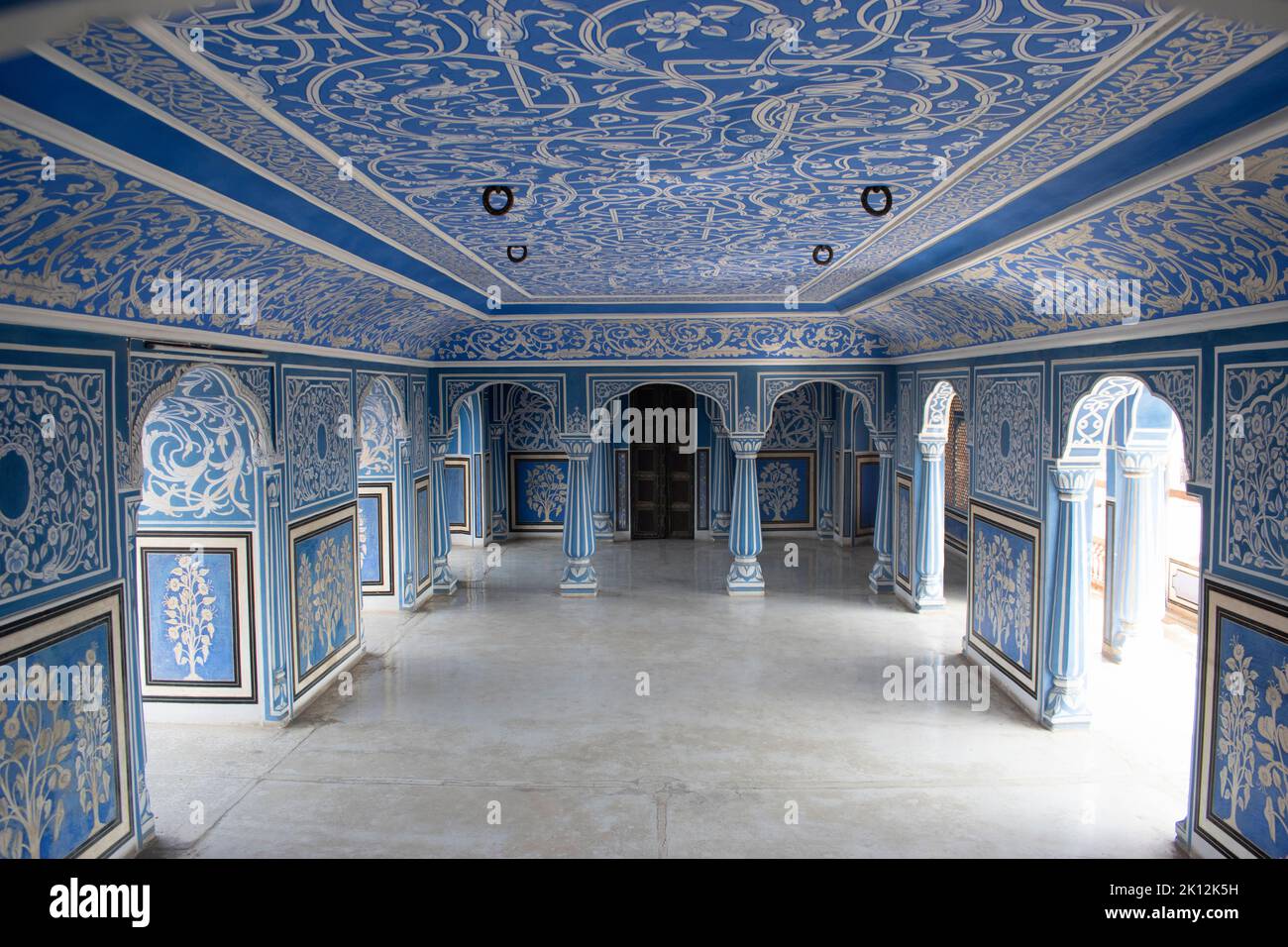 Chhavi Niwas showing beautiful bright blue with white detailing , City ...