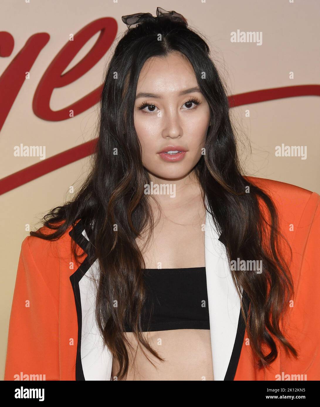 Olivia Sui arrives at Netflix's DO REVENGE Premiere held at the TUDUM Theater in Hollywood, CA ...