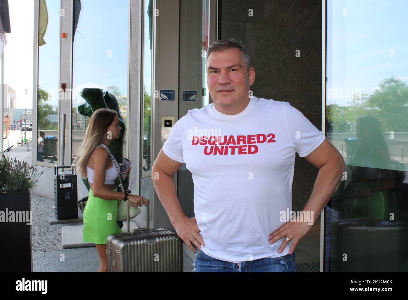 Dariusz Michalczewski bei der Ankunft zu den HERQUL Awards 2022:Die ...