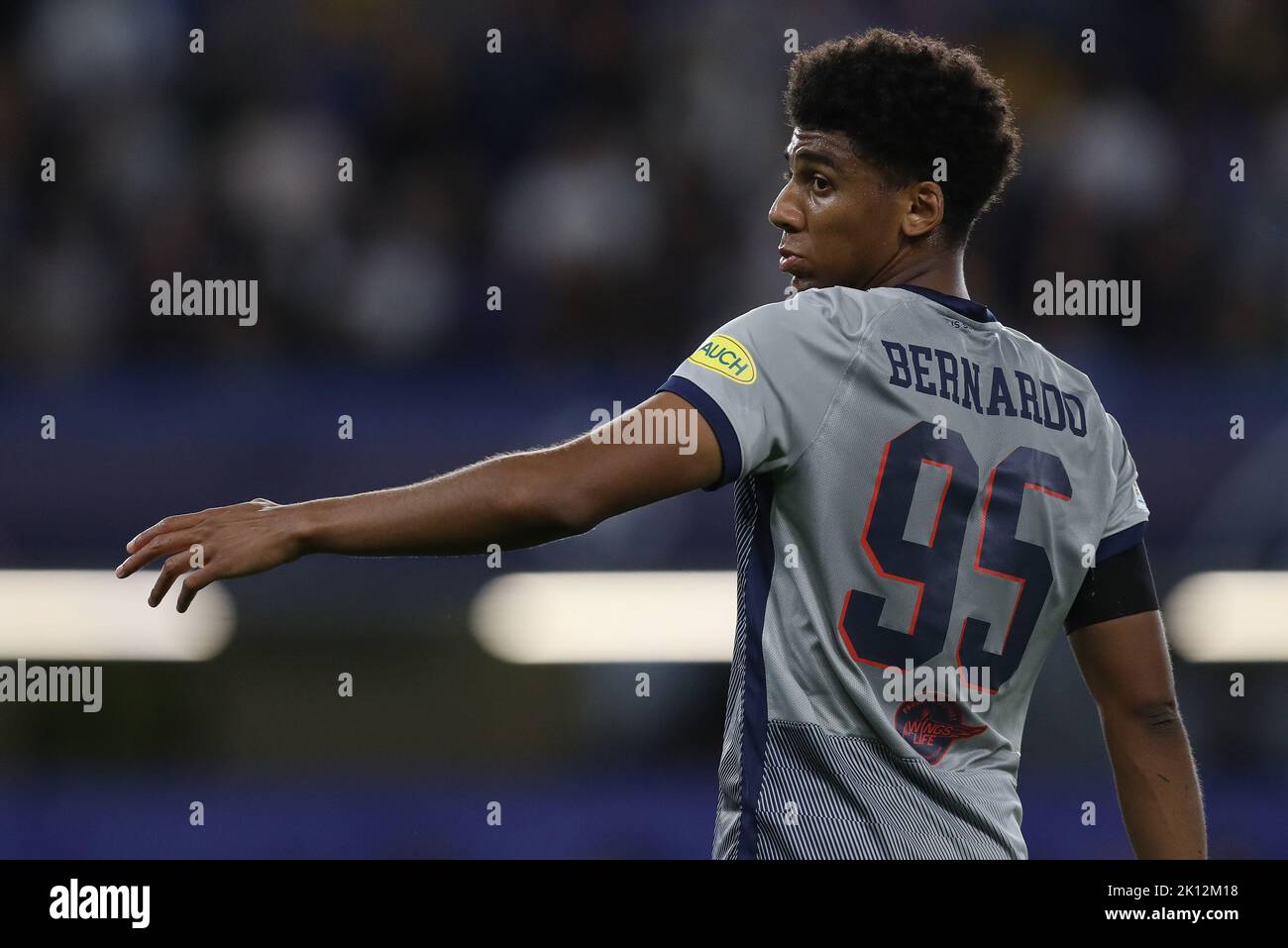 London, UK. 14th Sep, 2022. Bernardo of Red Bull Salzburg during the ...