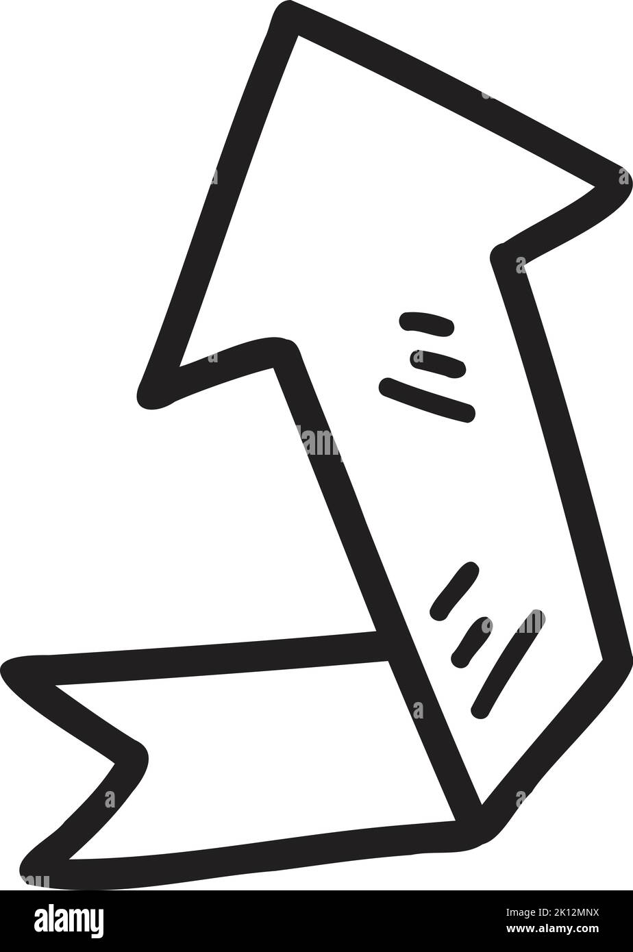 Up arrow chart symbol drawn hi-res stock photography and images - Alamy