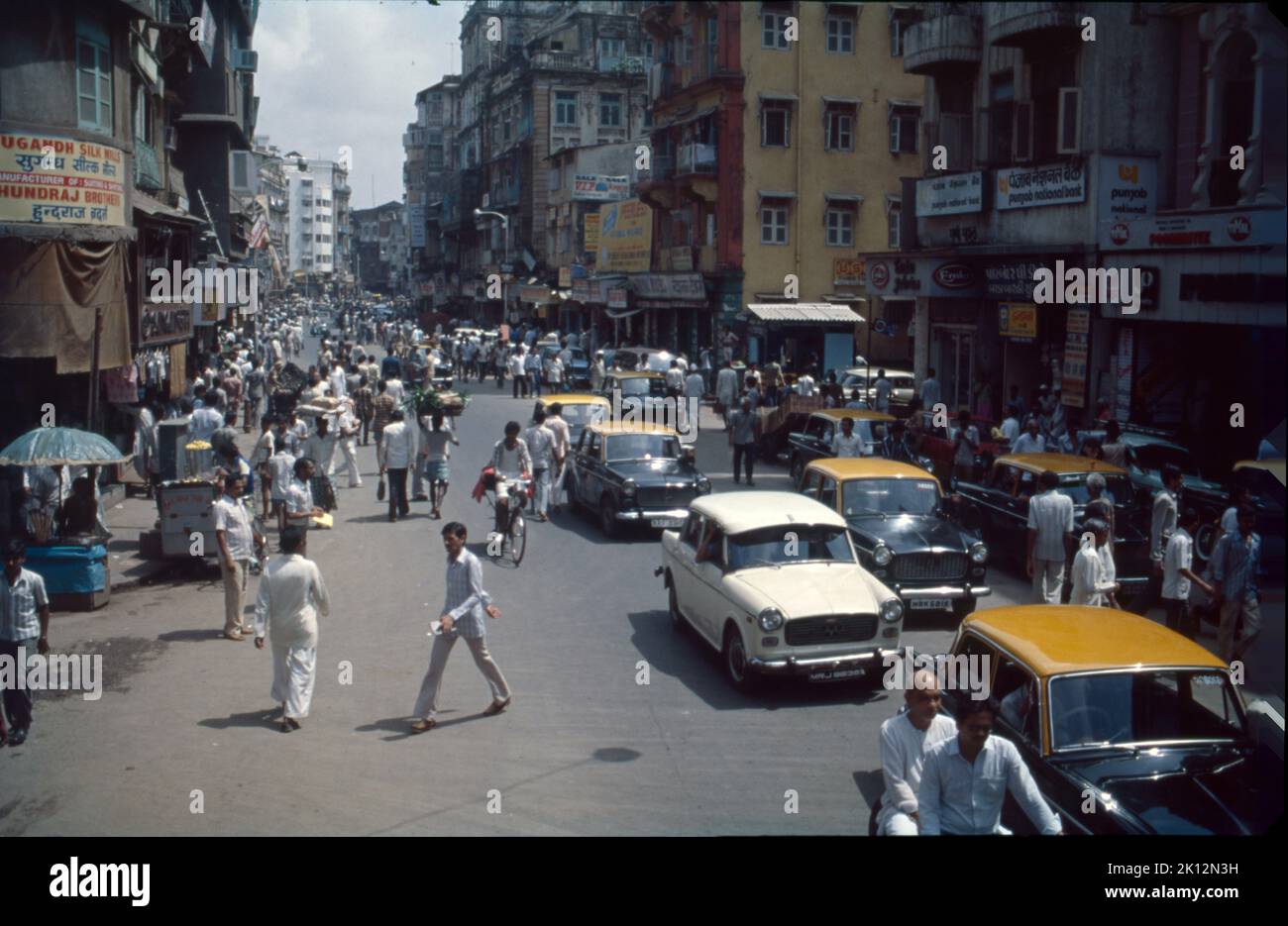 Old Bombay Street, India Stock Photo - Alamy