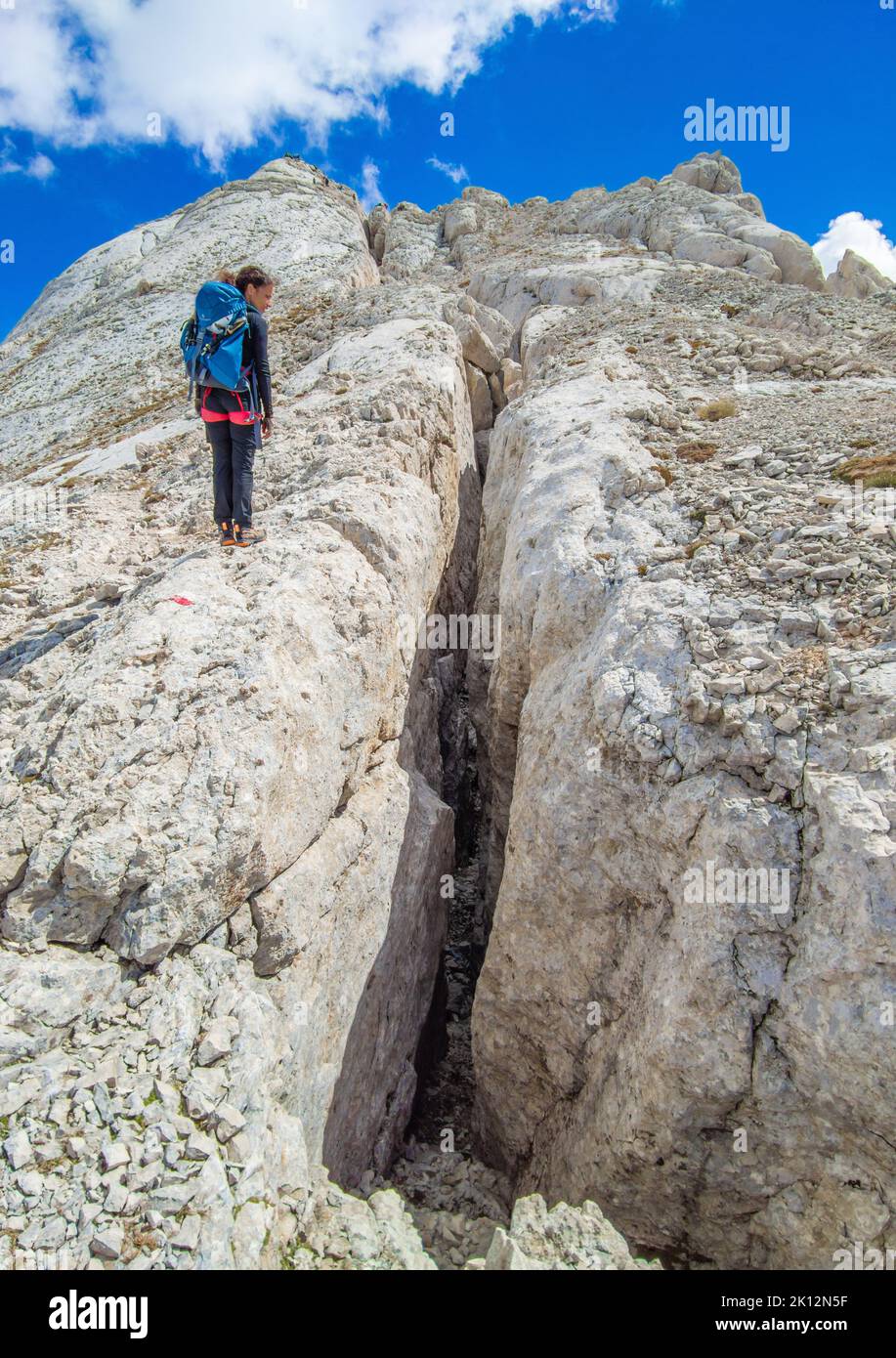 Gran Sasso (Italy) - The extreme trekking to peak of Corno Piccolo ...