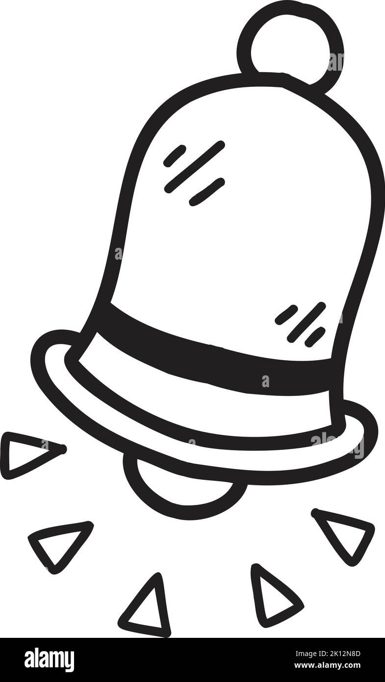 Hand drawn notification bell hi-res stock photography and images - Alamy
