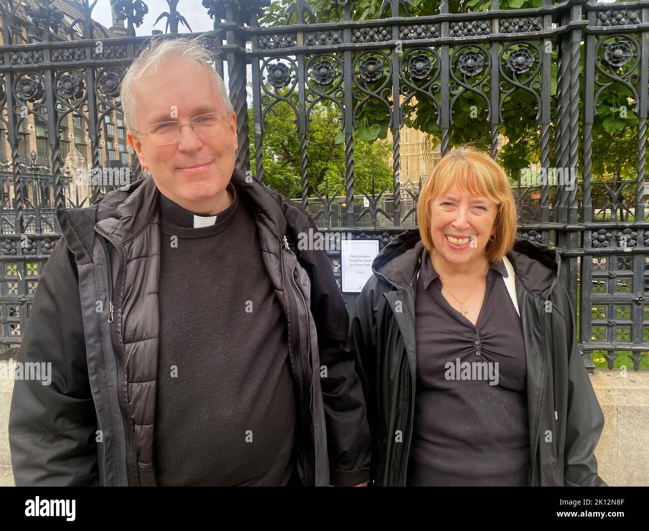 Father Peter Walters, 68, and Pauline Allan, 78, charity administrator ...