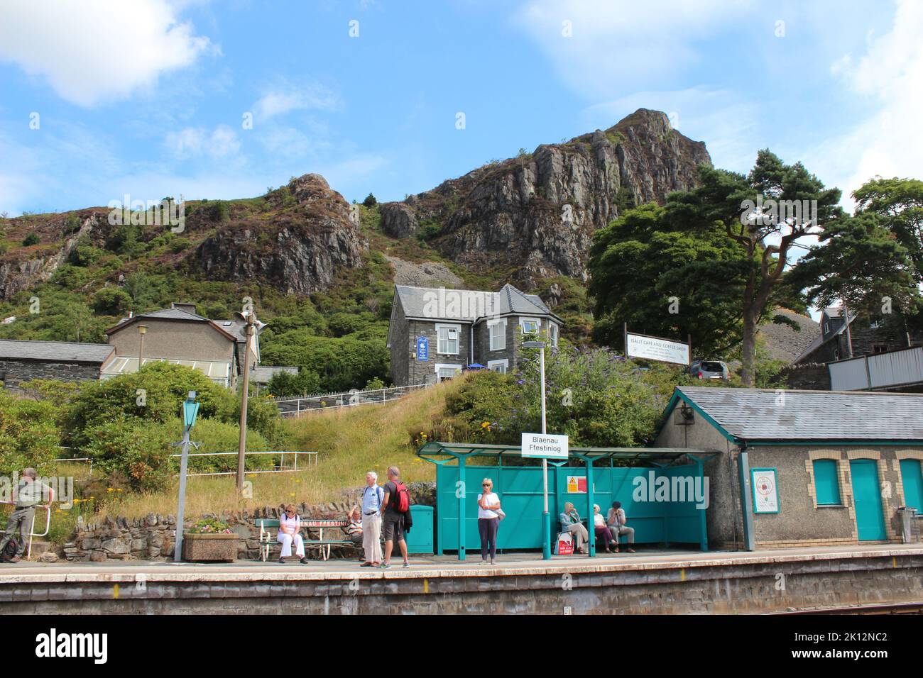 The Ffestiniog and Welsh highland railway stretch's for 40 miles ...