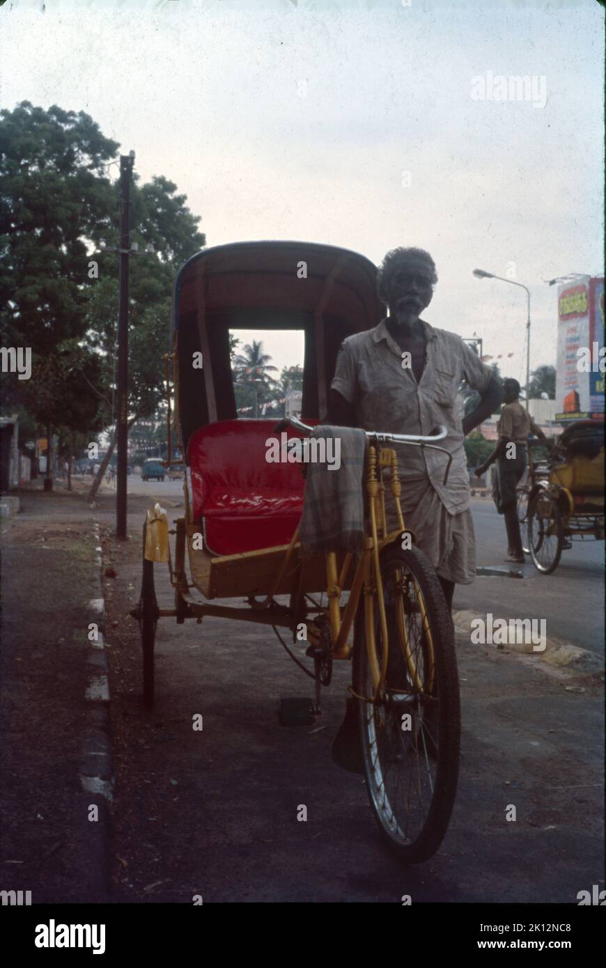 Cycle Rickshaw, Madras Stock Photo - Alamy