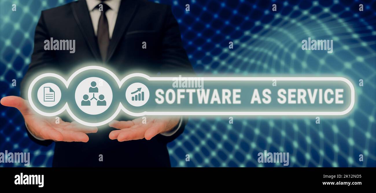 Inspiration showing sign Software As Service. Conceptual photo On ... Inspiration showing sign Software As Service. Conceptual photo On ...