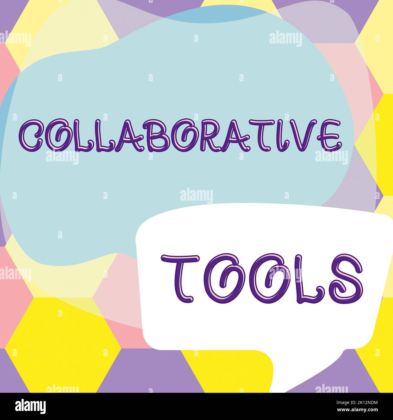 Hand Writing Sign Collaborative Toolsprivate Social Network To Connect
