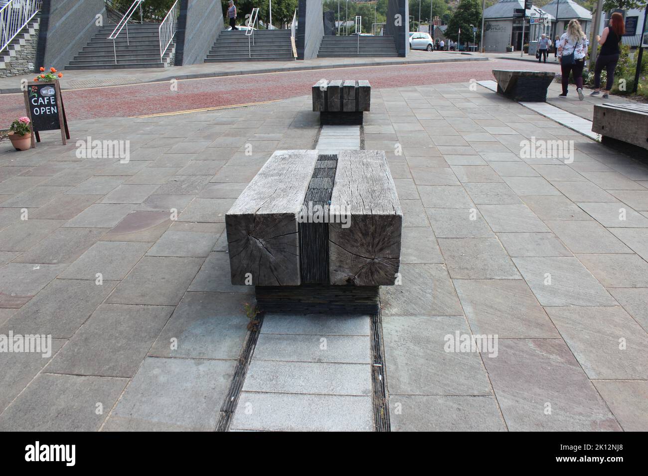 The Ffestiniog and Welsh highland railway stretch's for 40 miles ...