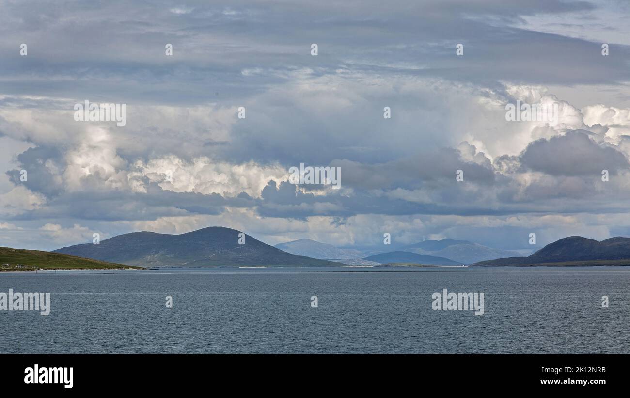 Sound of Harris Sea Panorama, Harris, Isle of Harris, Hebrides, Outer ...