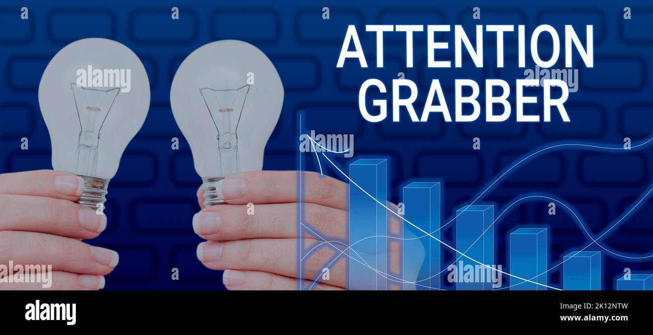 Conceptual caption Attention GrabberDemanding notice mainly by being ...