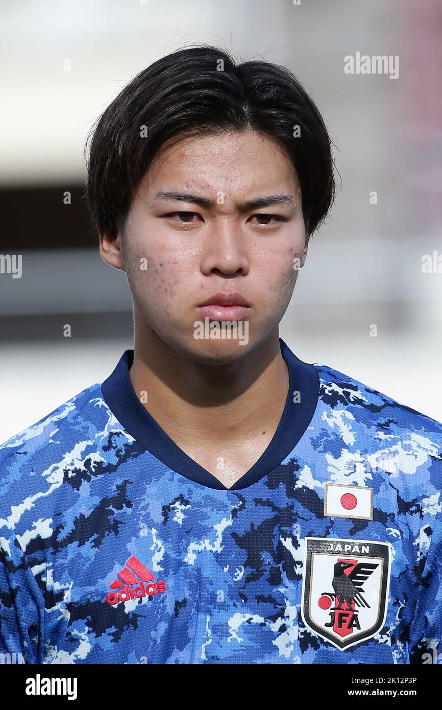 Japan's Kanta Chiba during the 2023 AFC U-20 Asian Cup qualification ...