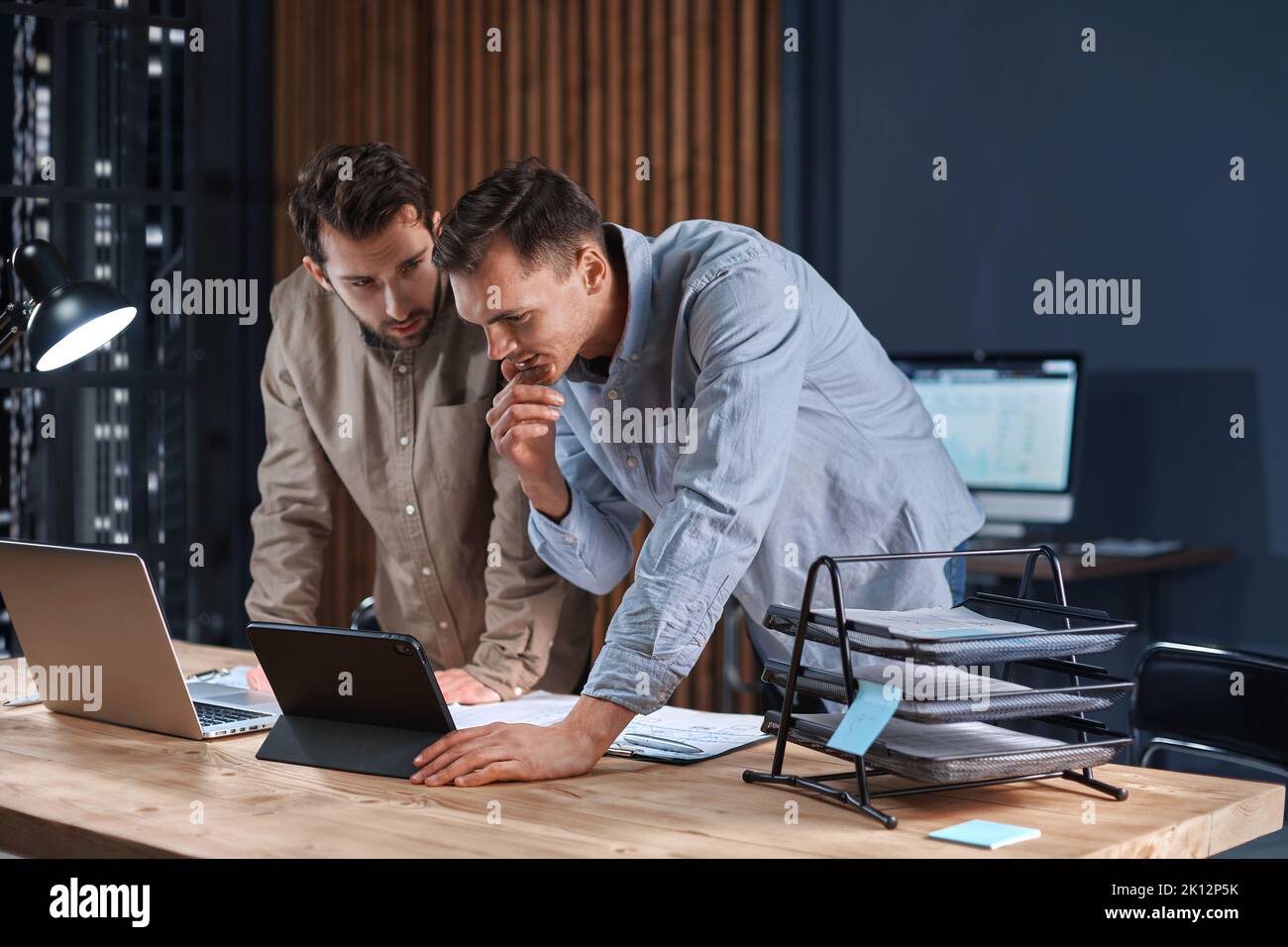 Late night team young creative hi-res stock photography and images - Alamy