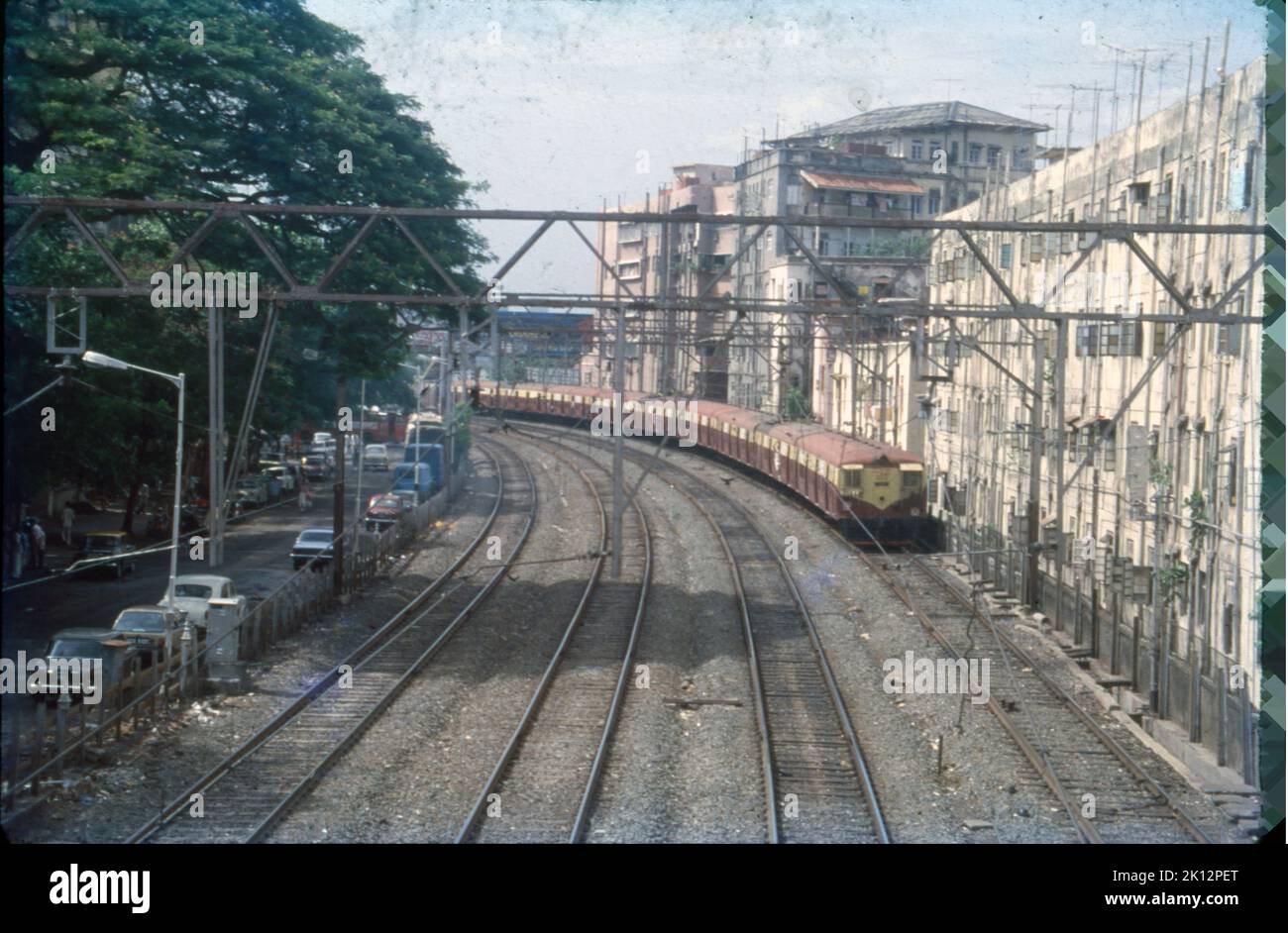 Bombay City Local Train Stock Photo - Alamy
