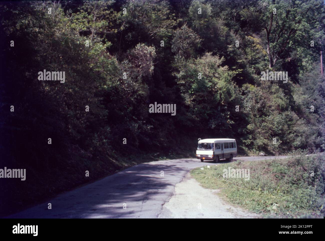 Bus Driving In, Thimphu, Bhutan Stock Photo - Alamy