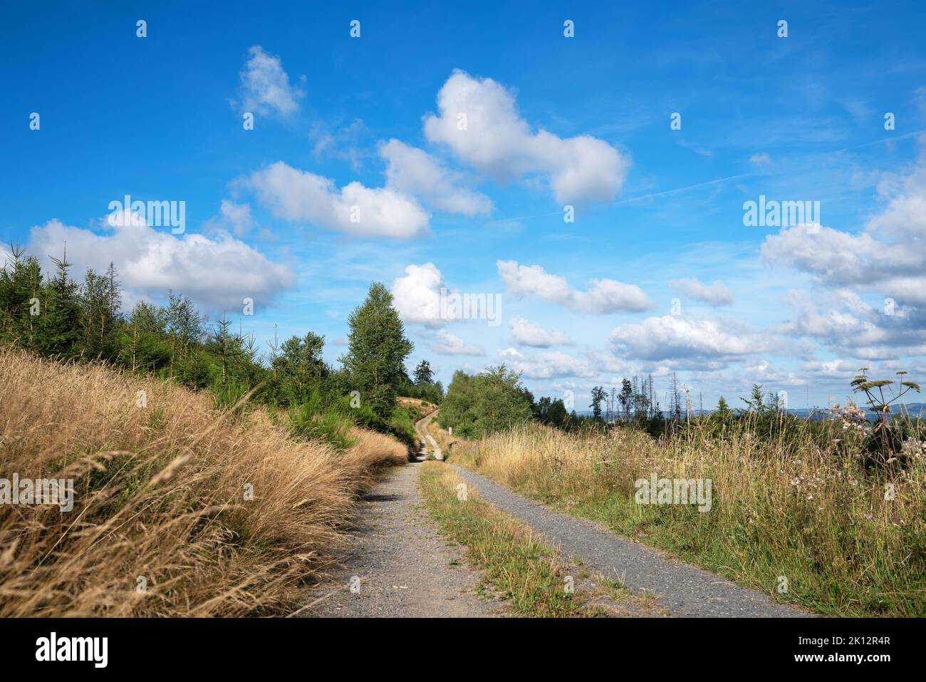 Long distance hiking trail Bergischer Panoramasteig, Bergisches Land ...