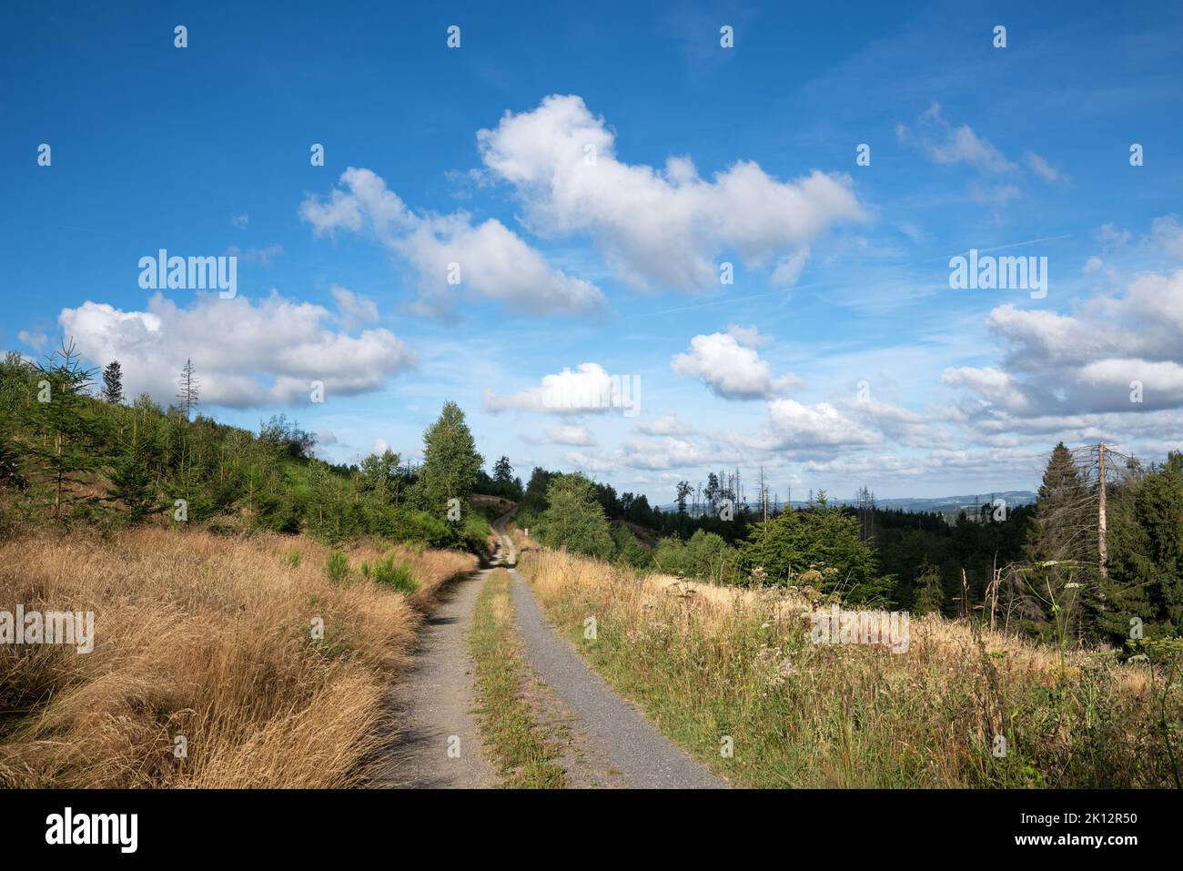 Long distance hiking trail Bergischer Panoramasteig, Bergisches Land ...