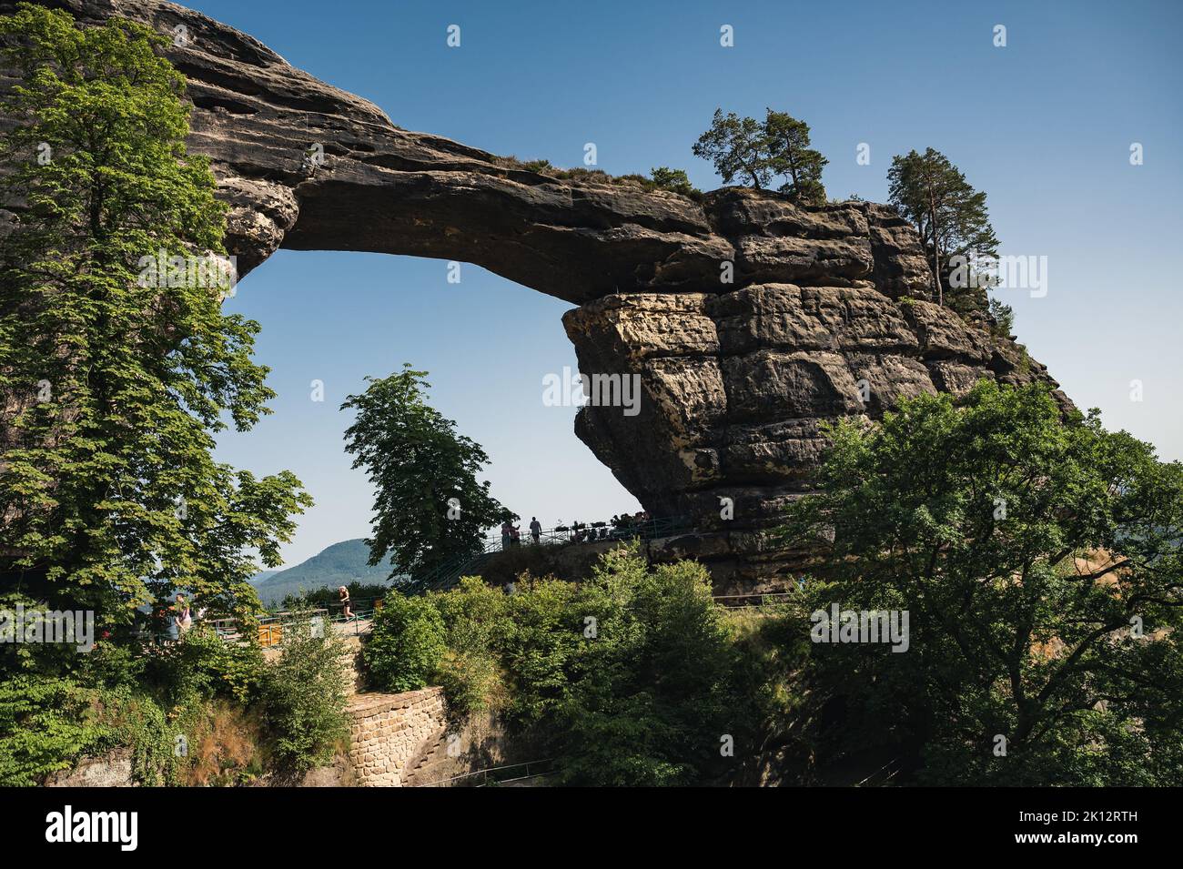 Pravcicka Brana (Prebischtor Gate) - rock bridge at Bohemian ...