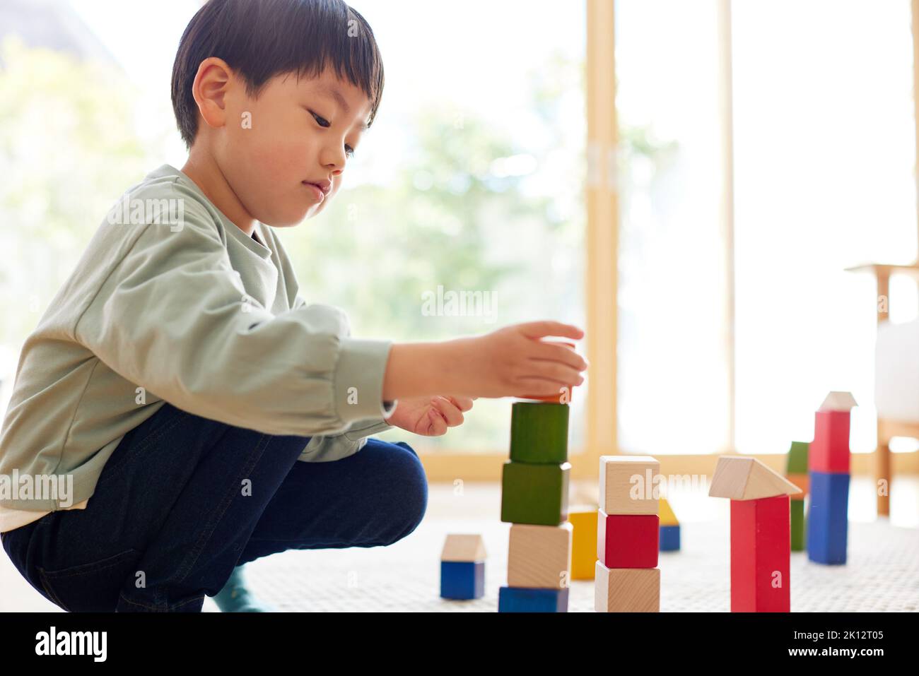Child 5 years playing japan hi-res stock photography and images - Alamy