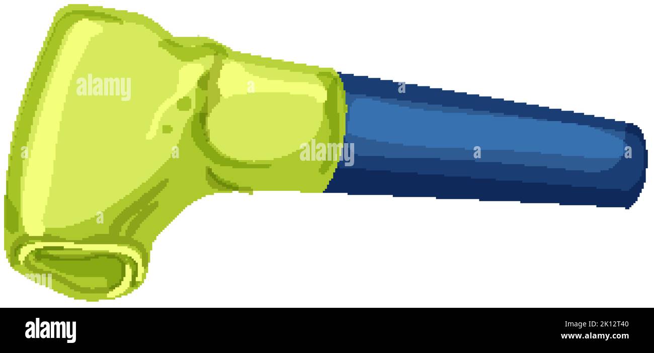 carnival party whistle cartoon vector illustration Stock Vector Image ...