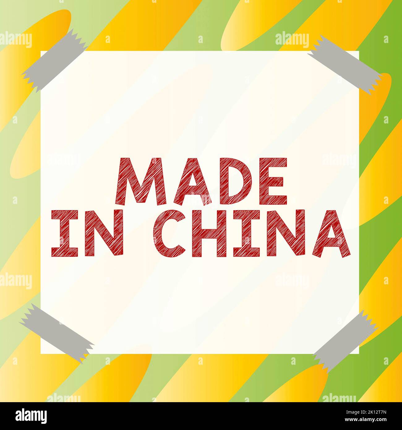 Sign displaying Made In China. Word for Wholesale Industry Marketplace ...