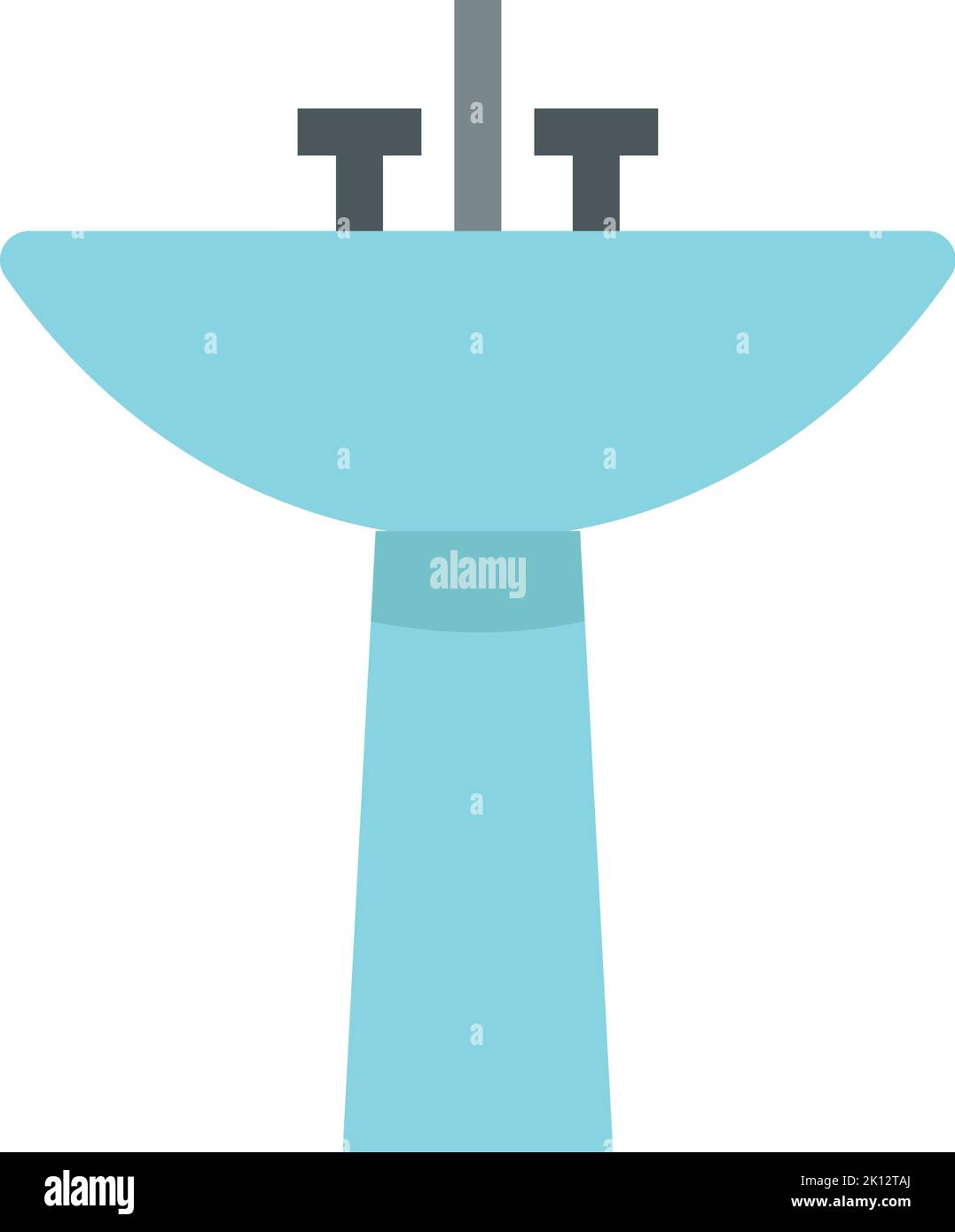 Bathroom sink icon. Hand washing ceramic basin Stock Vector Image & Art ...